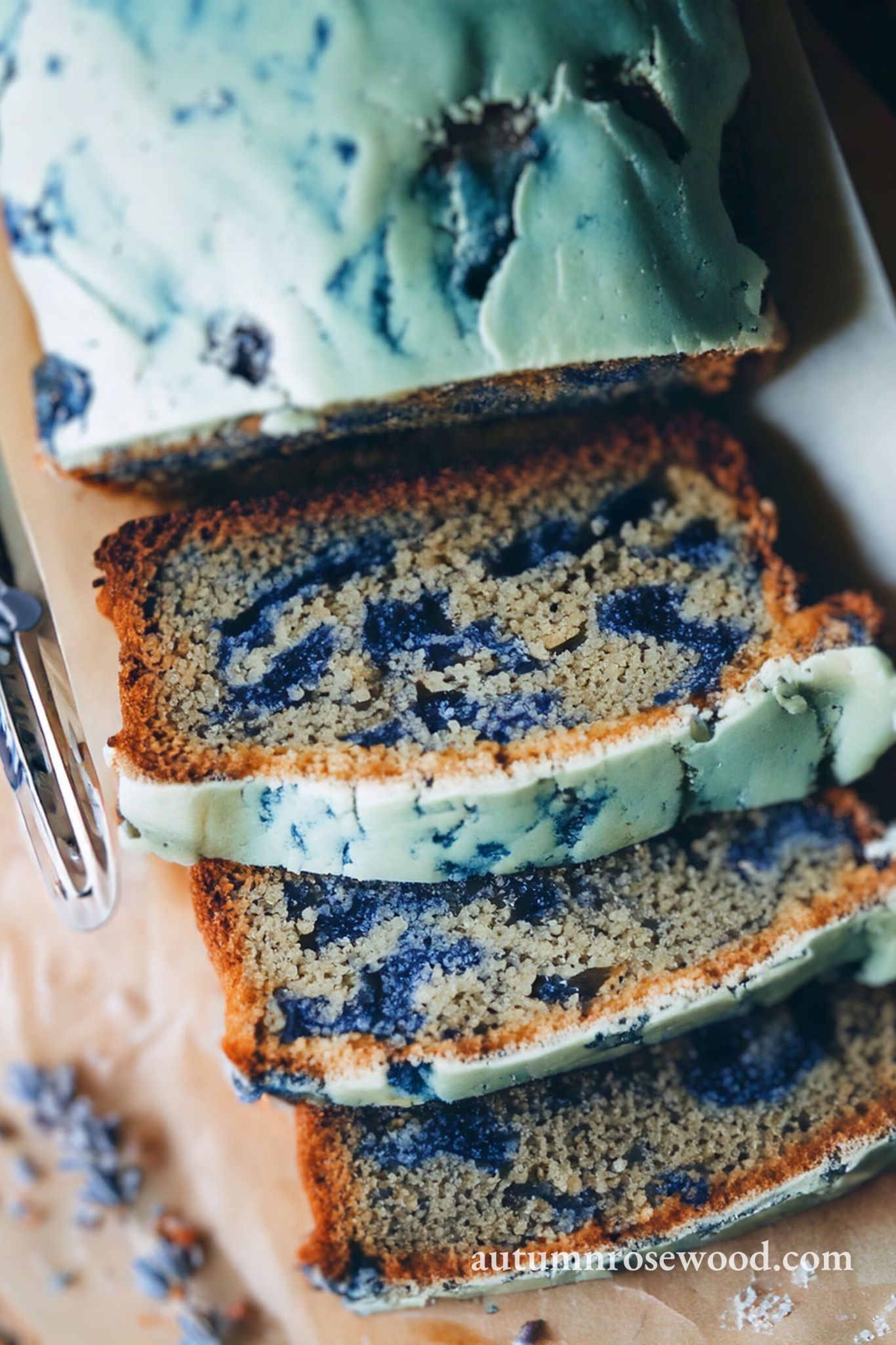 Baking with Color: Butterfly Pea Flower Loaf Cake – Autumn Rosewood