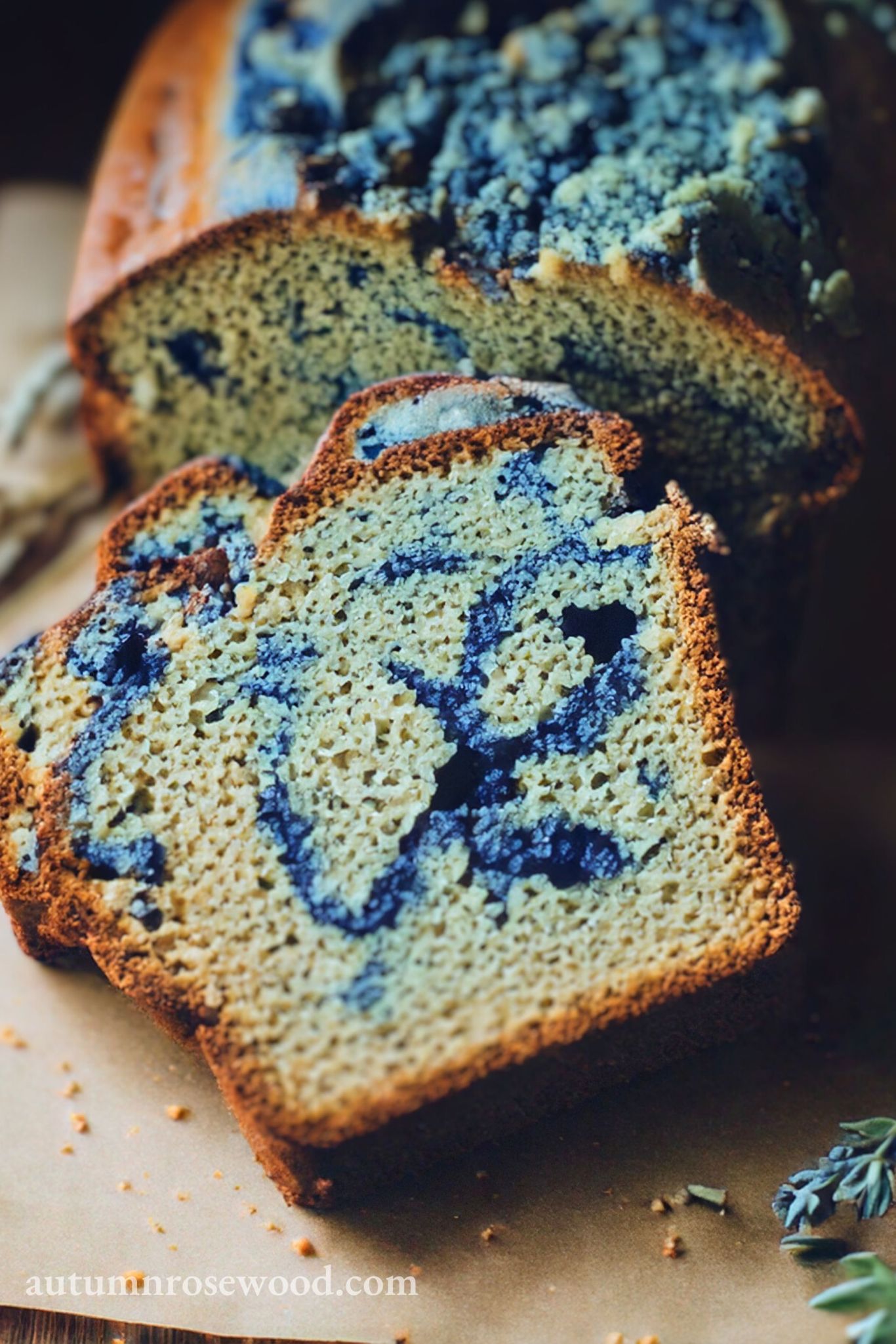 Baking with Color: Butterfly Pea Flower Loaf Cake – Autumn Rosewood