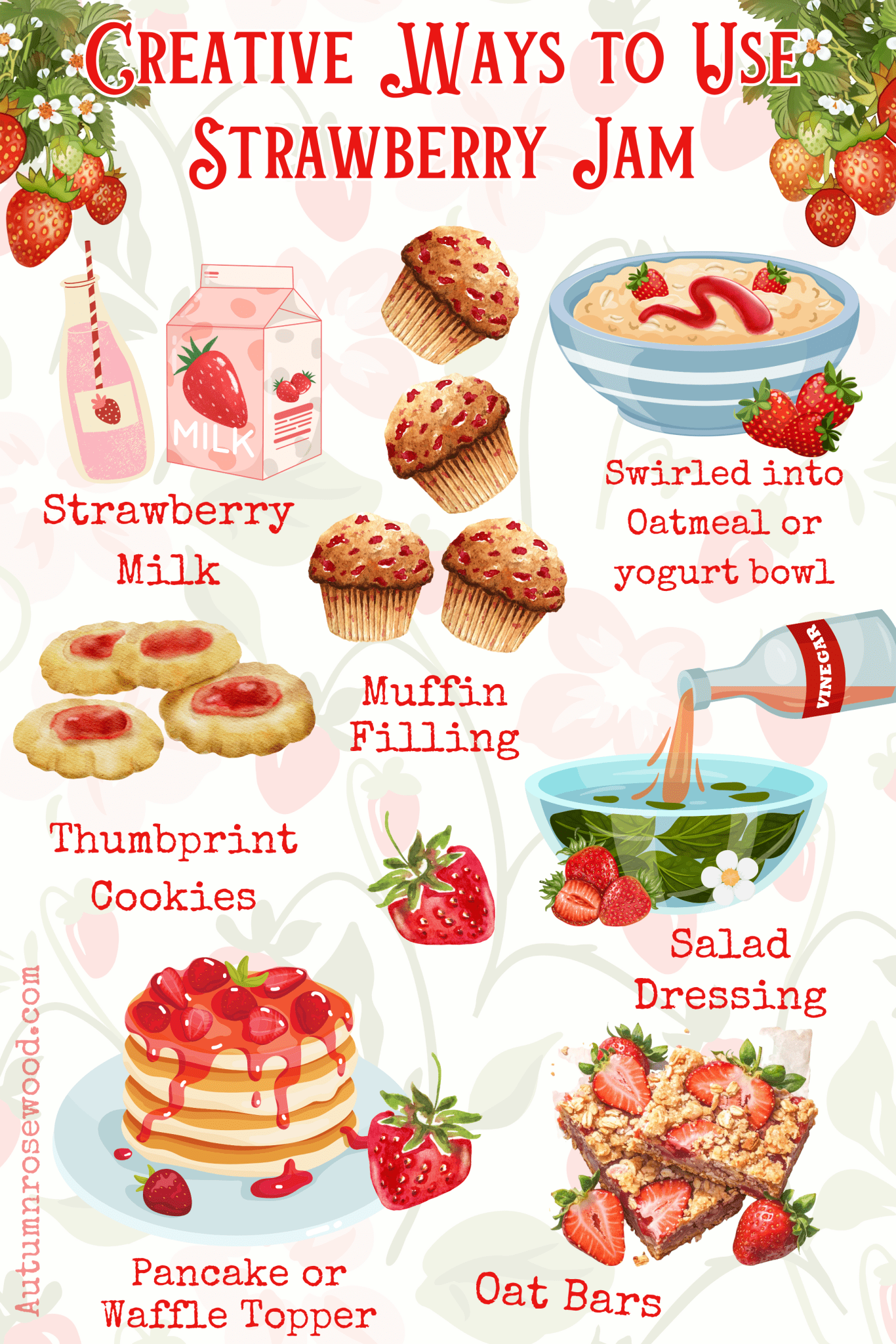 15 Lovely Ways to Use Strawberry Jam (That Aren’t Toast) – Autumn Rosewood